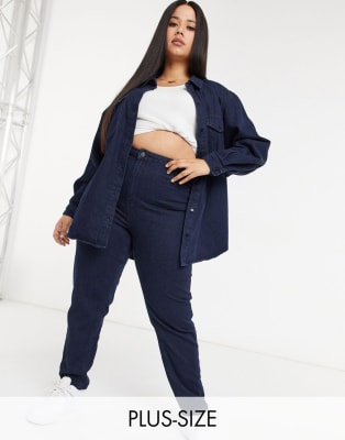 Missguided Plus denim co-ord in blue | ASOS