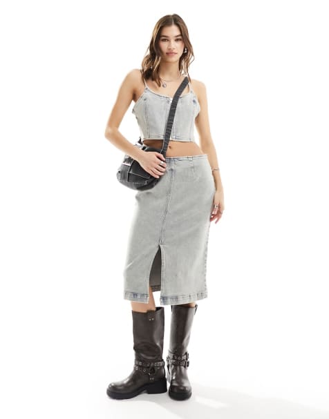 Denim Co-ord Sets Voor Dames | Denim Tweedelige Sets | ASOS