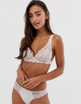 Monki lace bra & brief set | ASOS