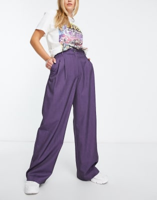 Monki tailored blazer and wide leg pants | ASOS