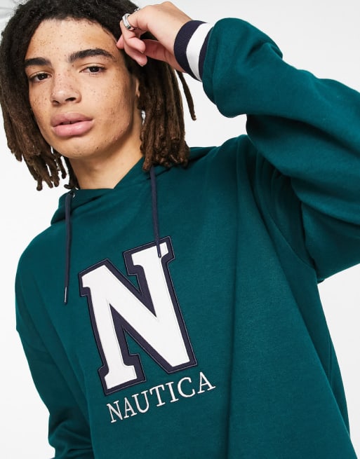 Nautica Archive hoodie and trackies set in green | ASOS