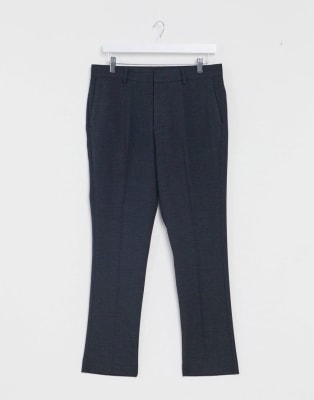 New Look slim cropped suit jacket and trouser in navy | ASOS