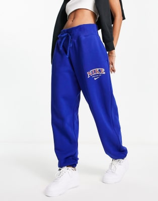 Nike Unisex Varsity phoenix fleece tracksuit in royal blue | ASOS