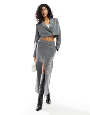 Pretty Lavish set in gray melange | ASOS