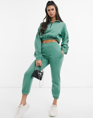 PrettyLittleThing exclusive sweat co-ord in mint | ASOS