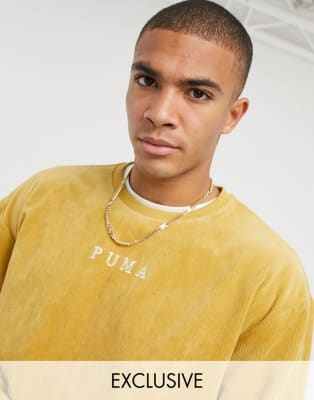 Puma cord sweat set in yellow - exclusive to ASOS | ASOS