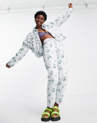 Reclaimed Vintage inspired denim co-ord in floral print | ASOS