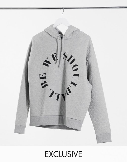 Reclaimed Vintage Inspired Gesteppter Unisex Kapuzenpullover Und