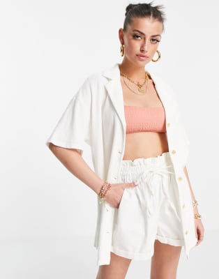 Rhythm – Josie – Strand-Set aus Strick in Weiß, Kombiteil | ASOS