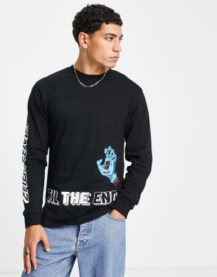 Santa Cruz set in black with multiple placement prints - Exclusive to ...