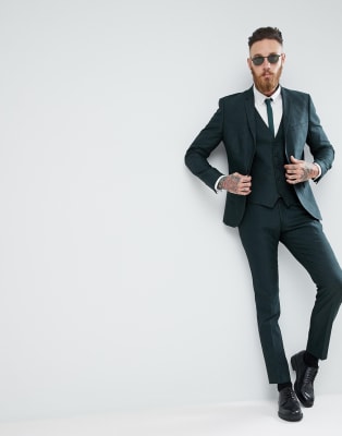 Selected Homme - Costume ajusté - Vert forêt | ASOS