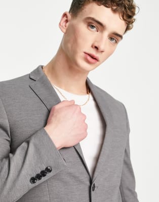 Selected Homme Slim Suit In Grey | ASOS
