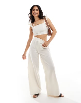South Beach linen look set in neutral | ASOS
