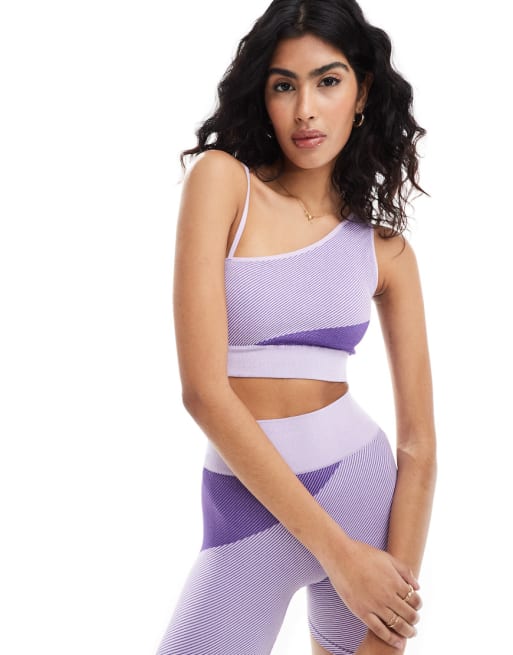 South Beach Seamless active set in lilac | ASOS