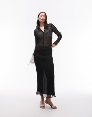 Topshop – Plissee-Sets aus Webstoff | ASOS