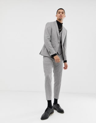 Traje entallado con diseño de espiga de Heart & Dagger | ASOS