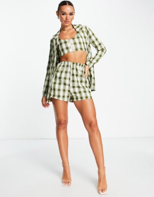 Urban Threads tailored 3-piece set in check | ASOS