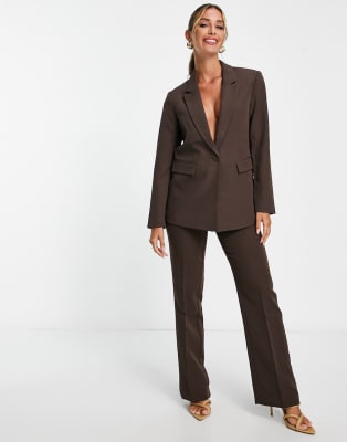 Y.A.S - Co-ord set - Elegant pak in bruin | ASOS
