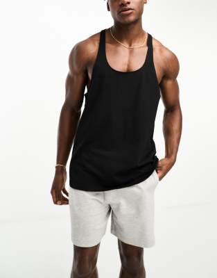 4505 Icon training stringer singlet with quick dry in black | ASOS