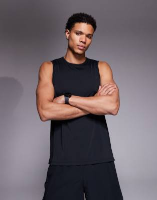 4505 nylon performance mesh quick dry running vest in black | ASOS