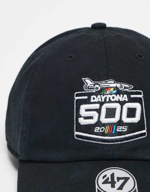47 Brand Nascar logo cap in washed black | ASOS