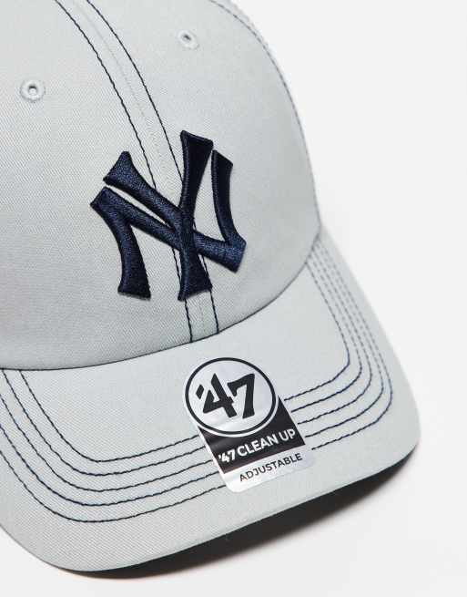 47 Brand NY Yankees baseball cap in grey | ASOS