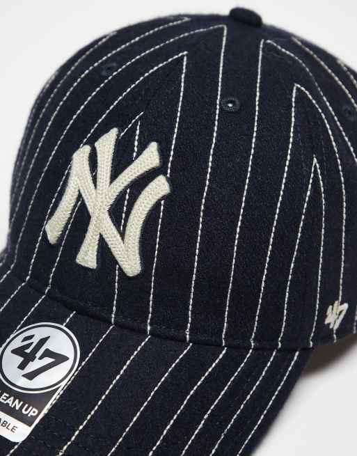 47 Brand NY Yankees clean up cap with contrast stripe detail in navy | ASOS