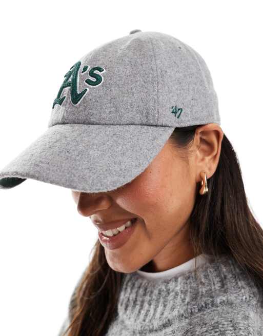 47 Brand Oakland Athletics Kappe aus Wolle in Grau ASOS