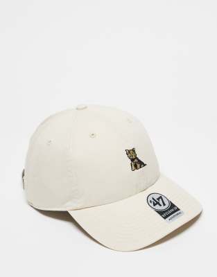 47 Brand unisex cap with corgi embroidery in cream | ASOS