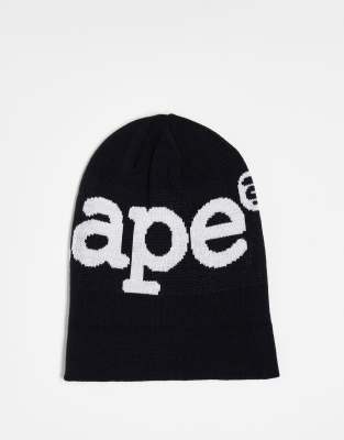 AAPE By A Bathing Ape - Bonnet avec logo - Noir | ASOS