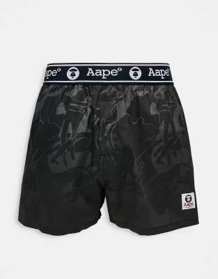 Aape By A Bathing Ape - Boxer en coton à motif camouflage et taille à ...