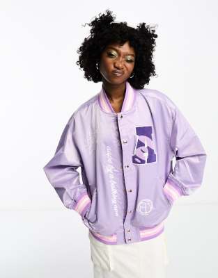 Aape By A Bathing Ape® - Veste Teddy - Violet | ASOS