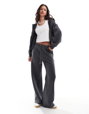 Abercrombie & Fitch - Pantalon de jogging d'ensemble ample - Gris foncé ...