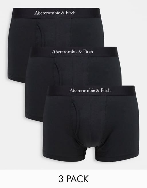 Abercrombie And Fitch Set Van 3 Boxershorts Met Tailleband Met Logo In