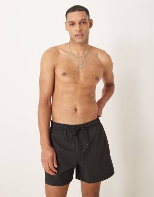 Abercrombie & Fitch stretch swimwear shorts in contrast stripe | ASOS