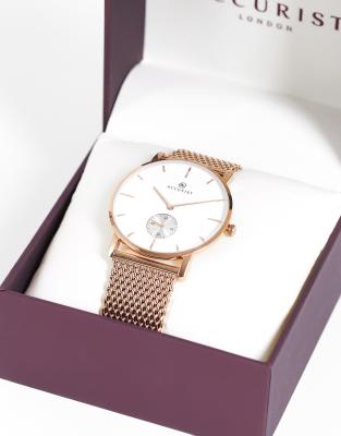 Accurist mesh strap watch in rose gold | ASOS
