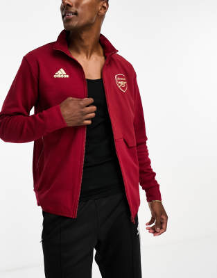 adidas Football Arsenal fc track top in red | ASOS