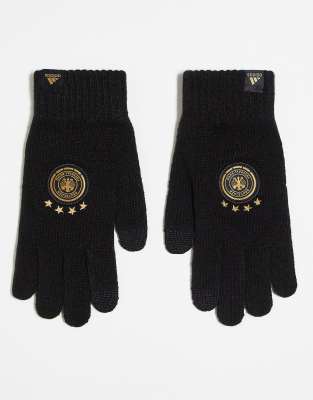 adidas Football - Germany World Cup 2022 - Guanti neri con stemma | ASOS