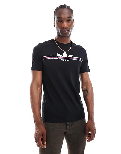 adidas Original 80s graphic logo tee in black | ASOS adidas Original 80s graphic logo tee in black | ASOS