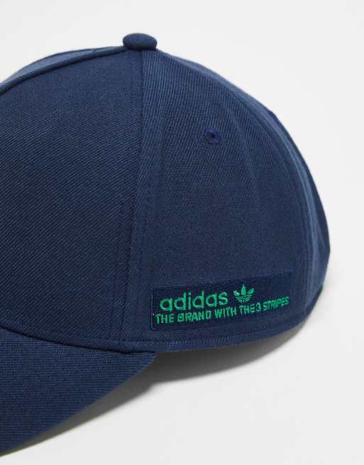 adidas Originals A-Frame snapback hat in navy | ASOS