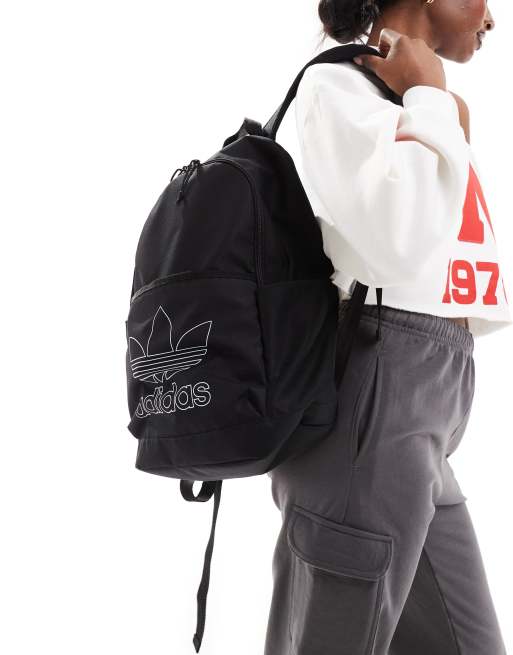 adidas Originals Adicolor backpack in black | ASOS