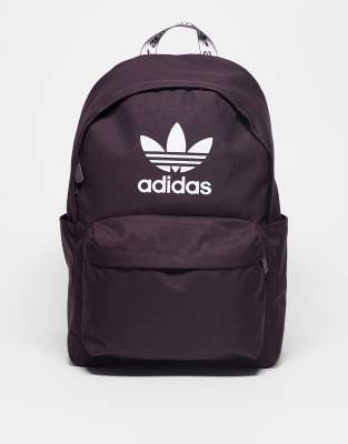 adidas Originals adicolor backpack in maroon | ASOS