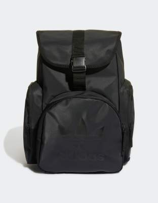 adidas Originals adicolor backpack with buckle fastening in black | ASOS