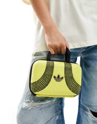 adidas Originals Adilenium premium rhinestone and sequin clutch bag in ...