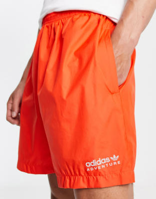 adidas Originals Adventure shorts in red | ASOS