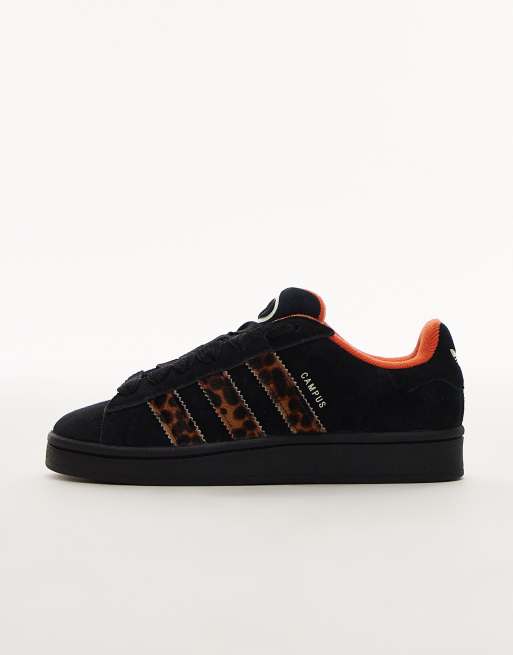 adidas Originals Campus 00s sneakers in black and leopard print | ASOS