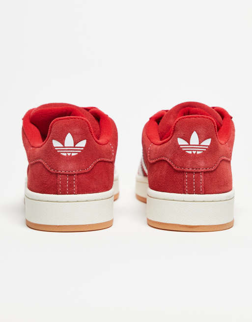 adidas campus rouge homme