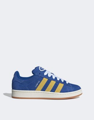 adidas Originals – Campus – Blå och gula sneakers i 00-talsstil | ASOS