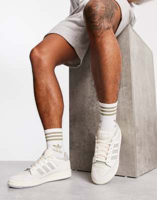 adidas Originals Centennial trainers in white and grey | The Hoxton Trend