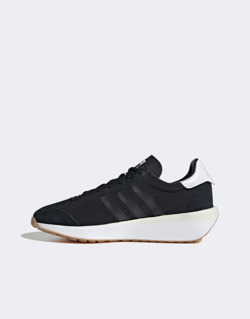 adidas Originals Country XLG trainers in black | ASOS